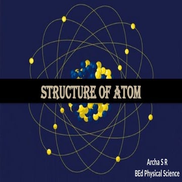 Discovery of electrons from structure of atom.pptx | Chemistry | Science
