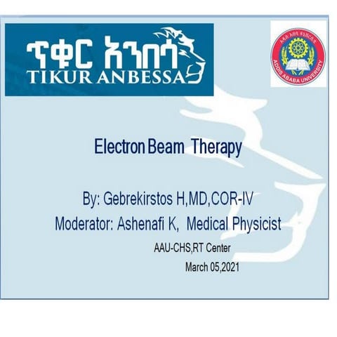 Electron Beam Therapy | PDF