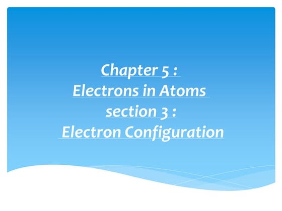 Electron configuration cheat sheet | PDF