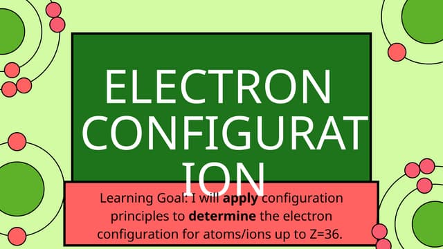 WRITING ELECTRON CONFIGURATION.pptx