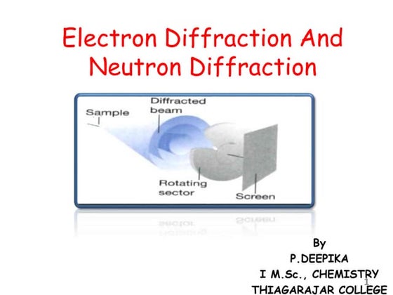 Electron spin resonance(ESR) spectroscopy | PPT