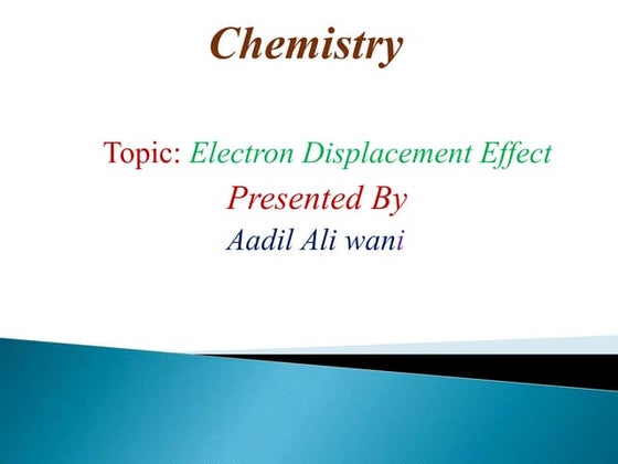 Dipole moment and Hyperconjugation .. organic chemistry | PPT