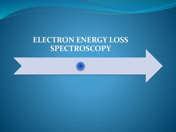 Electron energy loss spectroscopy (eels) | PPTX | Chemistry | Science