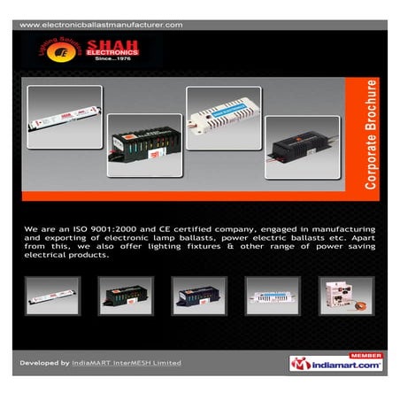 Shah Electronics, Ahmedabad, Electrical Products | PDF