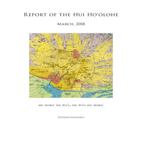 Report of the Hui Ho'olohe | PDF