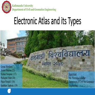 Electronic Atlas and its Types | PPTX