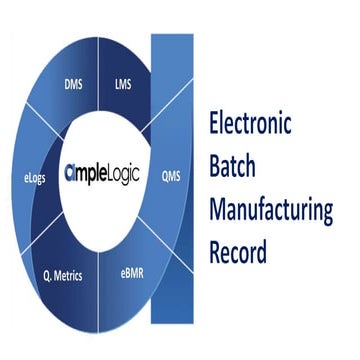 Electronic batch manufacturing record | PPTX