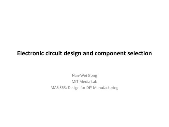 Printed board circuit design (Pcb) PPT | PPTX