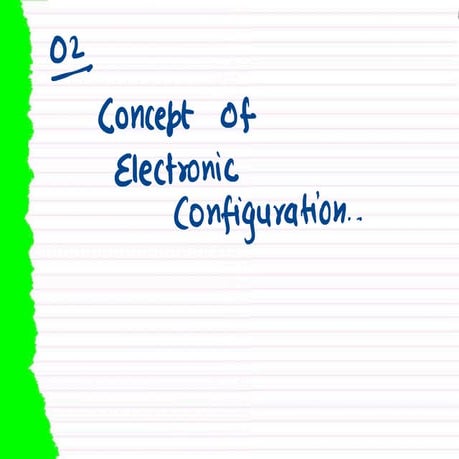Electronic Configuration of class12...studty hard....you can make it | PPT