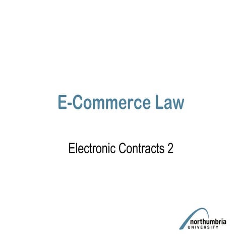 Electronic contracts 2 | PPT