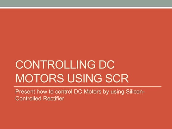 Electric motors and control systems2222 | PDF