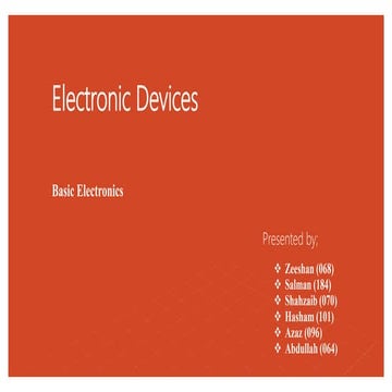 IMPLEMENTATION OF GATES USING DIODES | PPTX