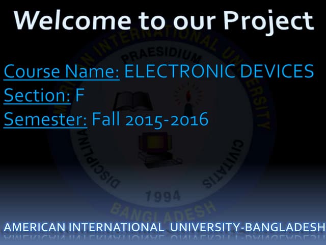 Project Report on Water Level Indicator | PDF