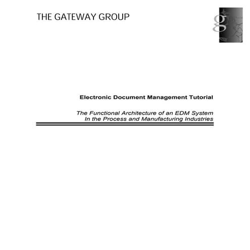 Electronic document management tutorial | PDF