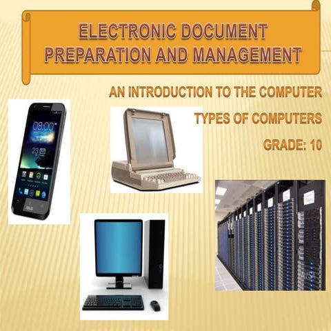 Electronic Document Preparation and Management | PPTX