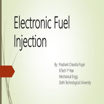 Electronic fuel injection | PPT