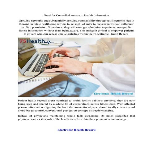 Fragmentation of medical records | PPTX