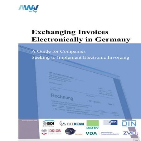 Electronic invoices in germany awv 2006 | PDF