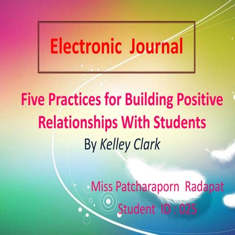 Electronic journal | PPT