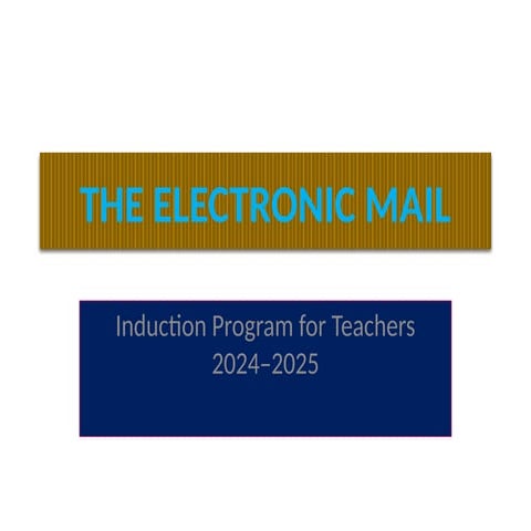 Electronic_Mail_Presentation ICT integration.pptx