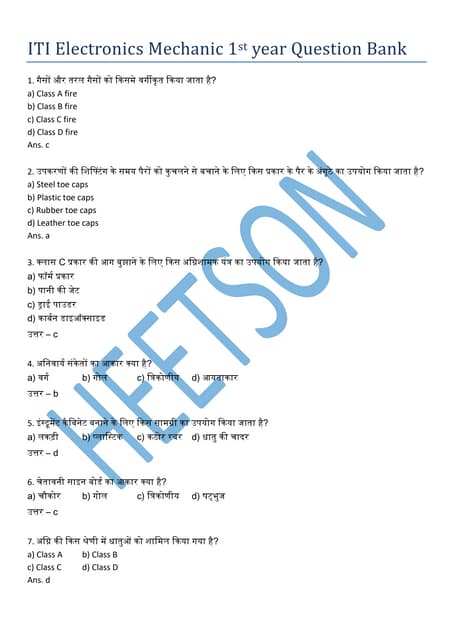 Plumber ITI Pipe and Fitting Question Bank | PDF