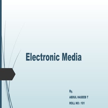 Electronic Media for communication .pptx