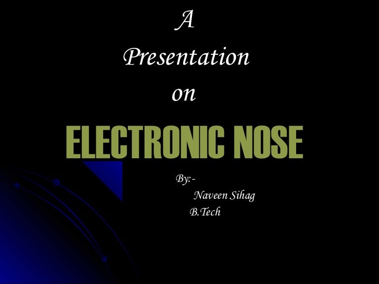 Electronic nose
