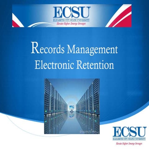 Electronic records retention | PPT