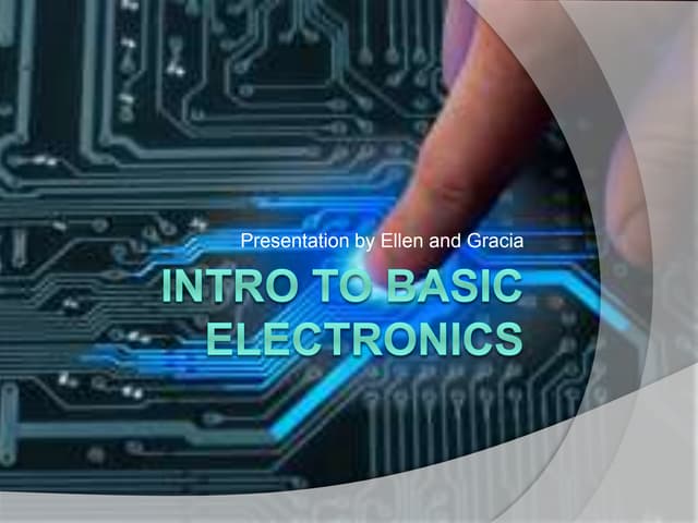 Electronics ppt