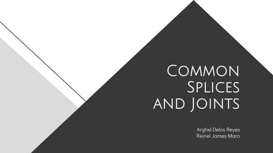 Common Wire Splices And Joints | PPT