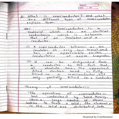 Electronics 1st year notes | PDF