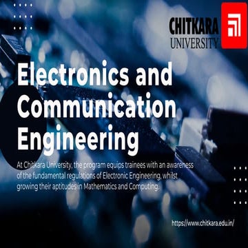 Electronics and Communication Engineering | PPT