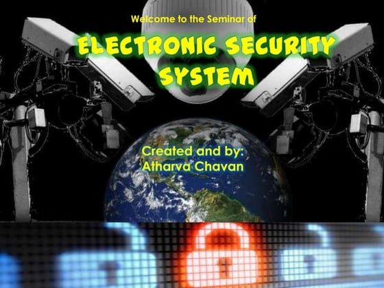 Security system | PPTX | Home Security | Home & Garden