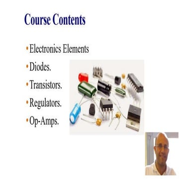 Electronics part 7 electronics elements , types of diodes | PPTX