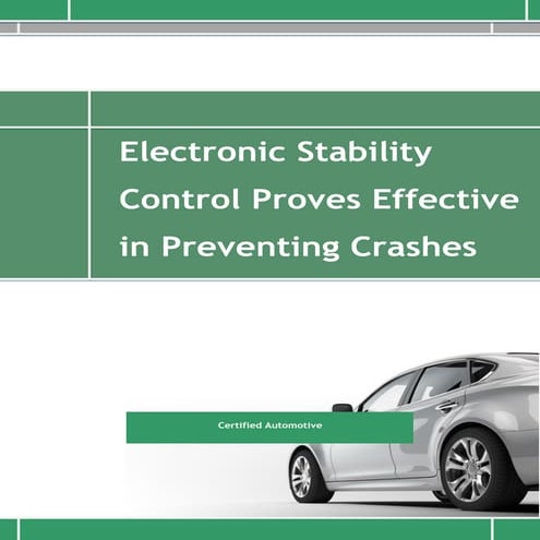 Electronic Stability Control Proves Effective in Preventing Crashes | PDF
