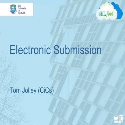 Electronic submission | PPT