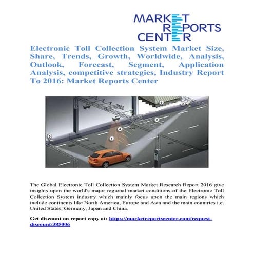Electronic Toll Collection System Market Size, Share, Growth and ...