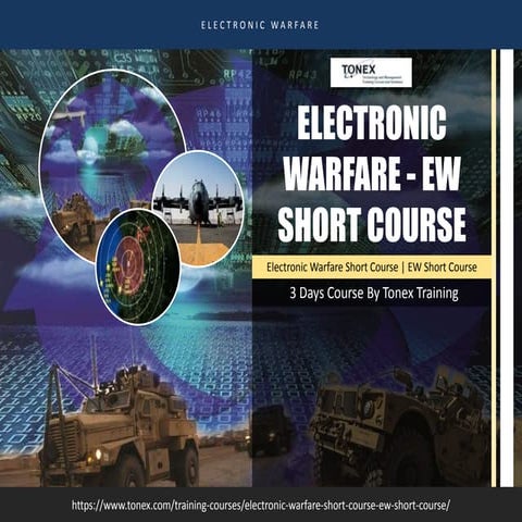 Take Electronic Warfare - EW Short Course By Tonex Training | PPTX