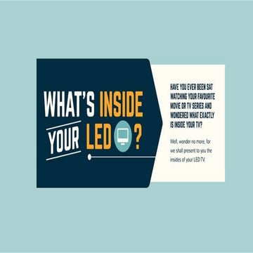 What's Inside Your LED TV? | PPT