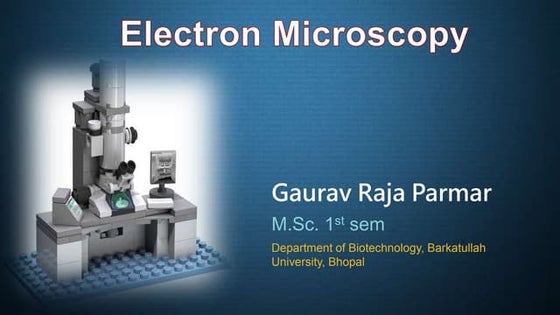 Scanning Electron Microscope (SEM) | PPT