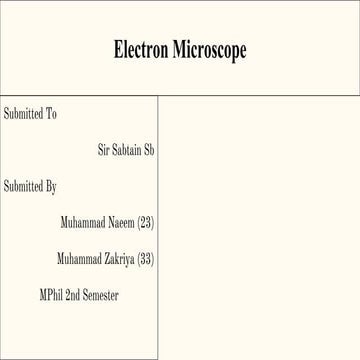 Electron Microscope .pptx