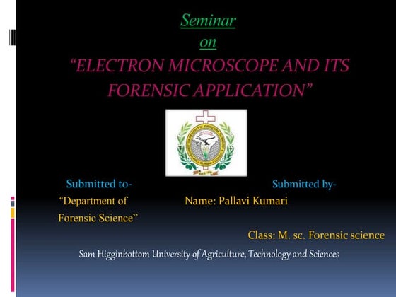 transmission Electron Microscopy (Tem) | PPT