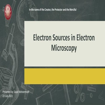 Electron sources | PDF