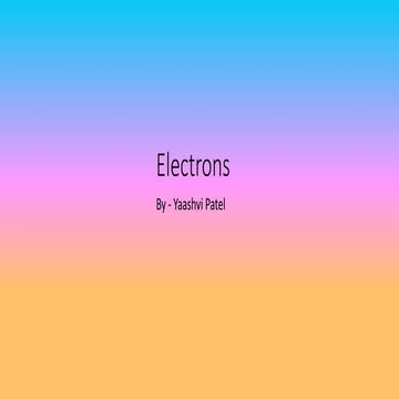 Electrons PPT.pptx