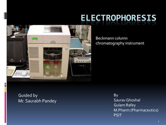 Capillary Electrophoresis | PPT