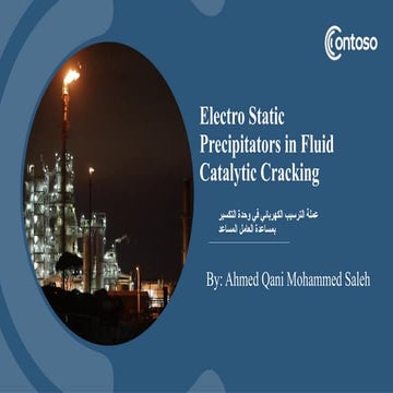 Electro Static Precipitators in Fluid Catalytic Cracking.pptx