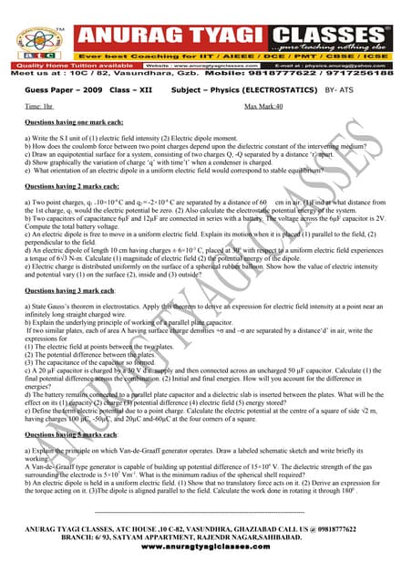 Class 2 ICSE English Sample Paper Term 1 | PDF