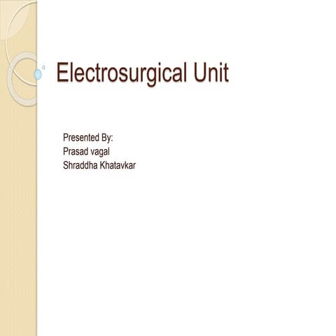 Surgical diathermy | PPTX