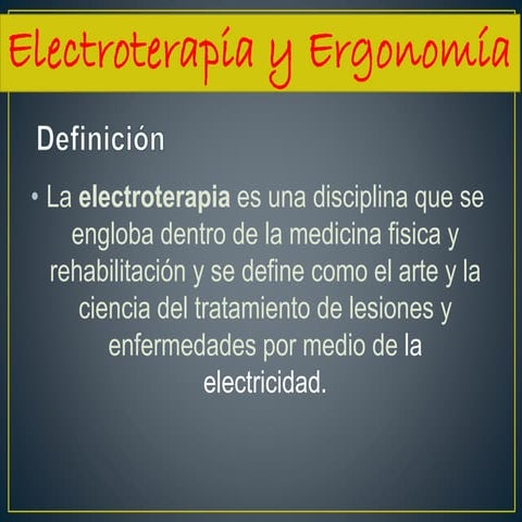 Microcorrientes: electroterapia | PPTX