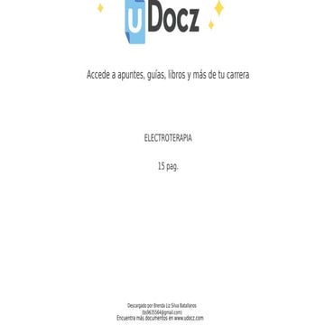Microcorrientes: electroterapia | PPTX